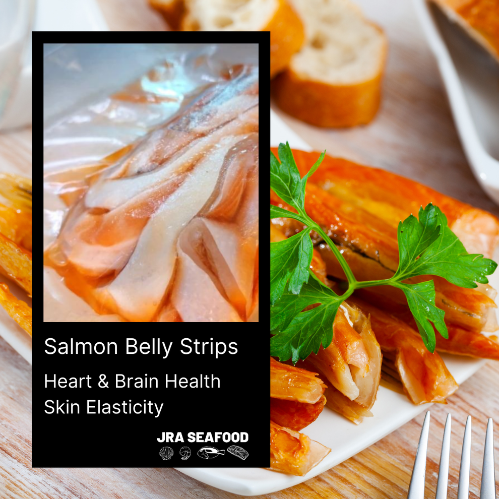 Salmon Belly Strips 1KG – JRA Seafood & Meat