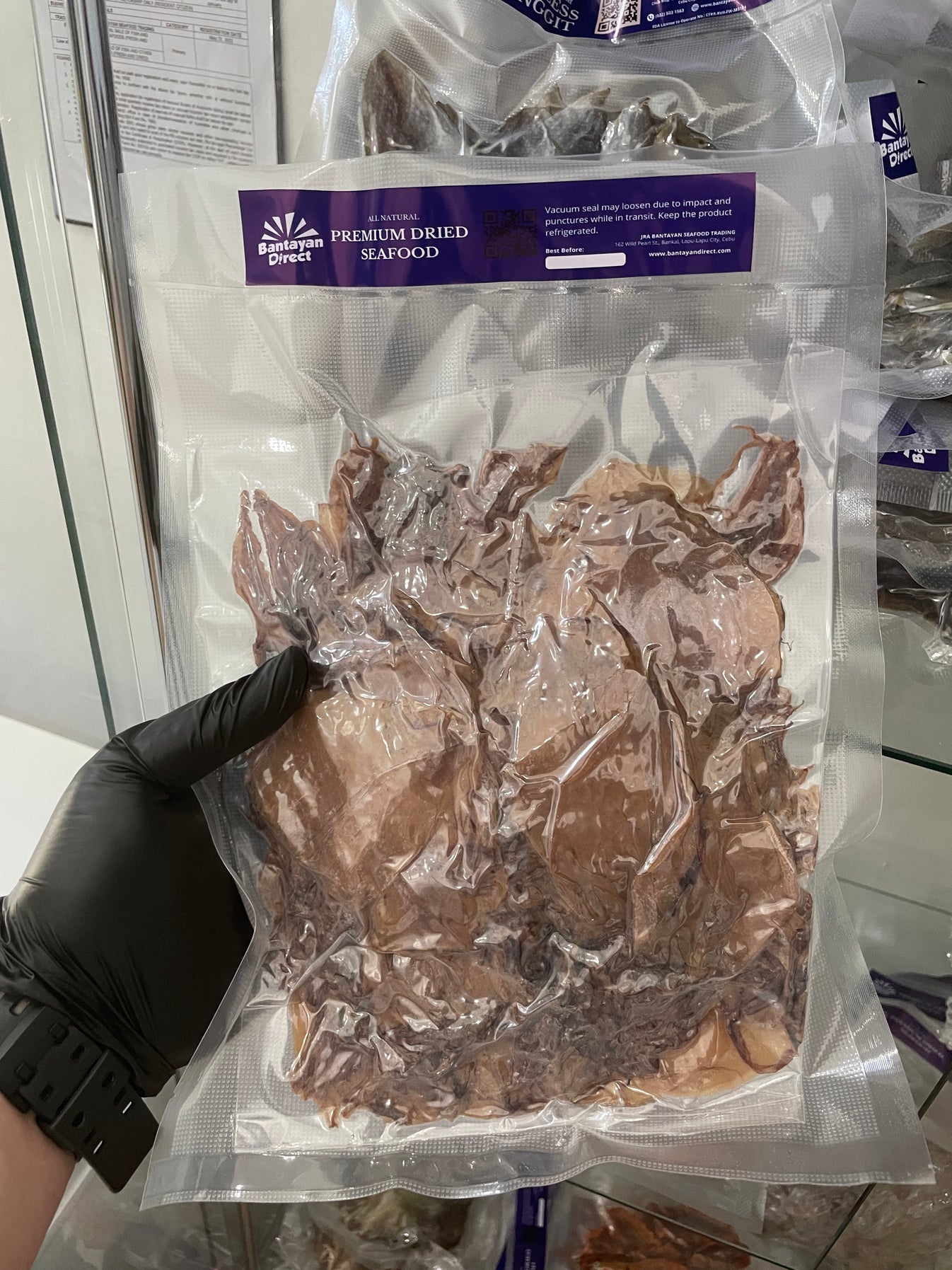 Dried Pusit (Unsweetened) 100g - Filipino Dried Pusit, Nokus, Squid ...